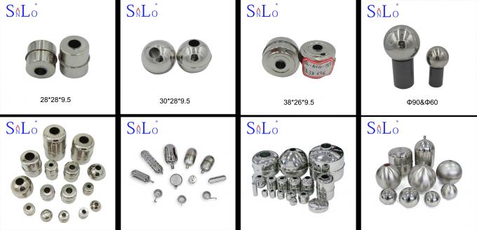 Cylindrical Liquid Level Gauge Float Ball Group 0.8mm / 0.9mm Thickness